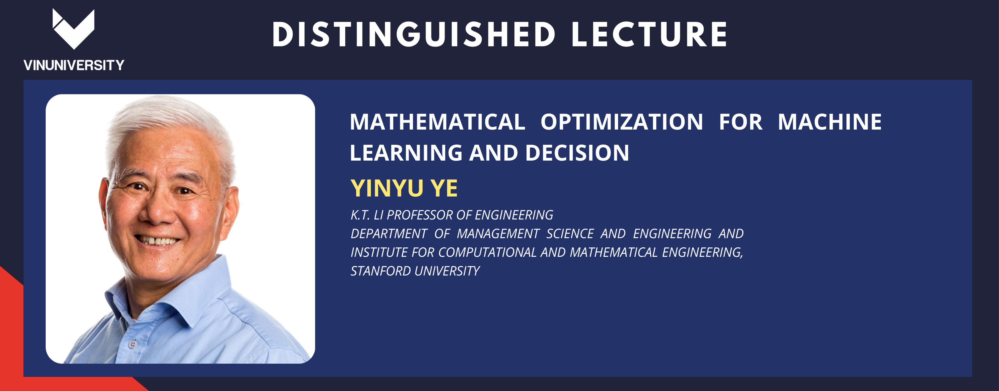 Mathematical Optimization for Machine Learning and Decision - Vinuni Research Website