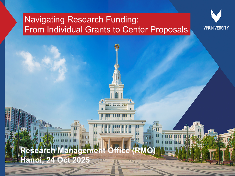 [Seminar Recap] Navigating Research Funding – From Individual Grants to Center Proposals ...