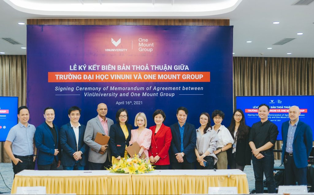 Cooperation Agreement Between VinUniversity And One Mount Group - VinUni