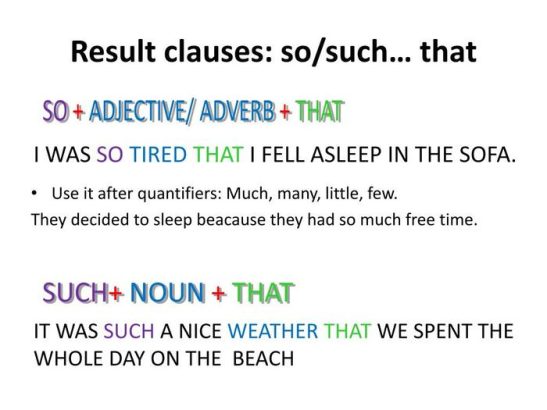 Cấu trúc và Bài tập so that such that có đáp án